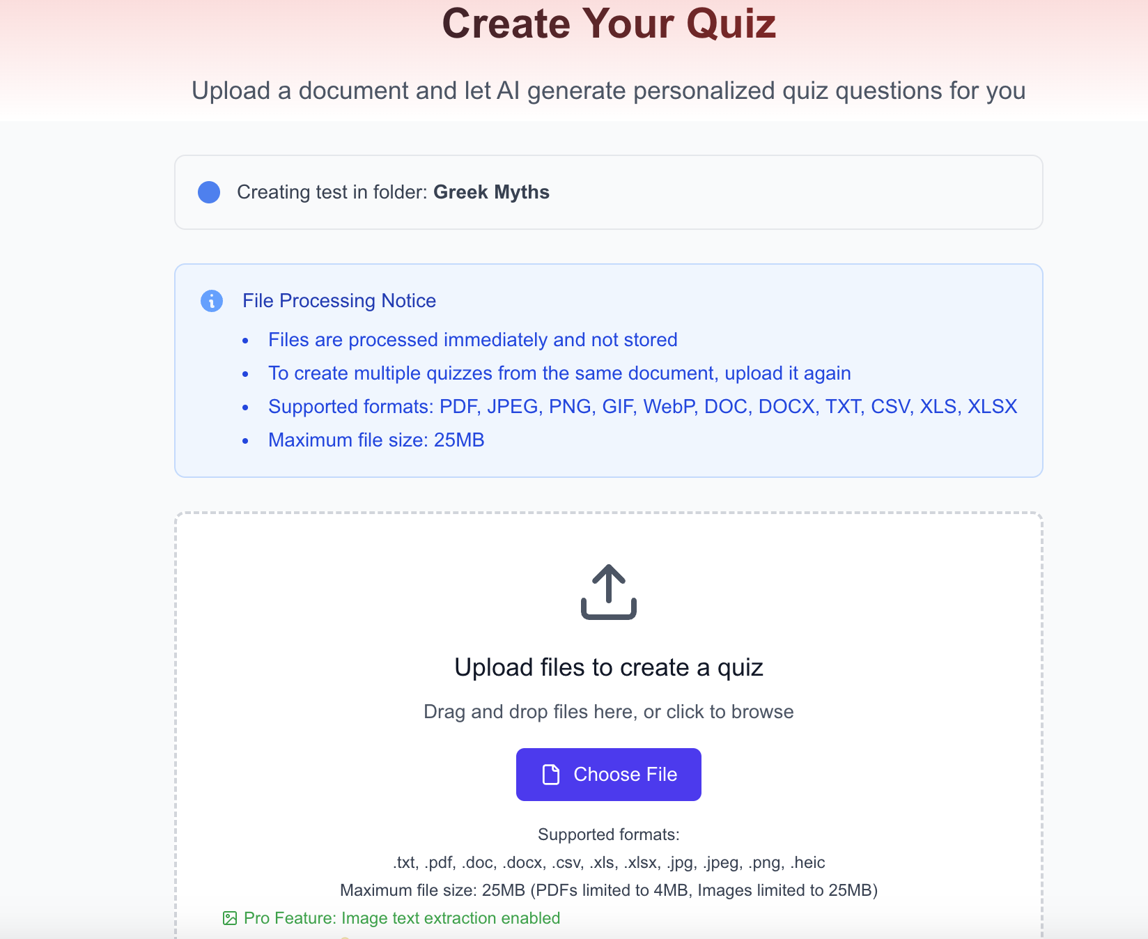 Test Buddy — Turn notes into practice tests